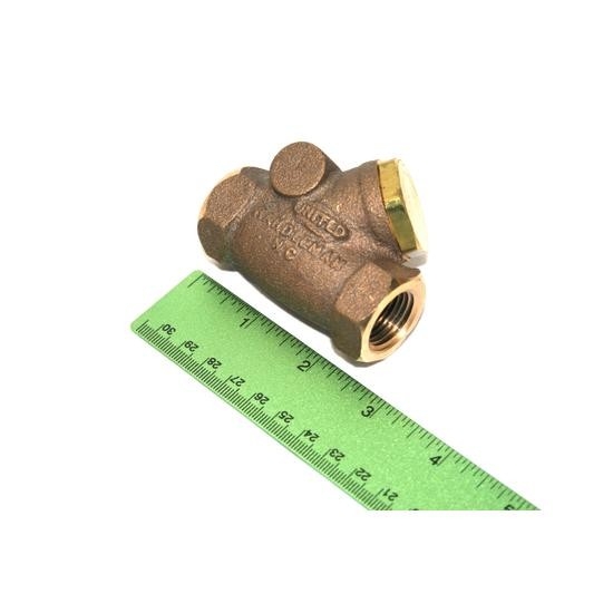 United Brass - Check Valve, 1/2 Swing, Y Style